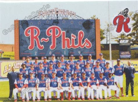 2019 Reading Fightin Phils U3 Team Photo Checklist Go Sports Cards