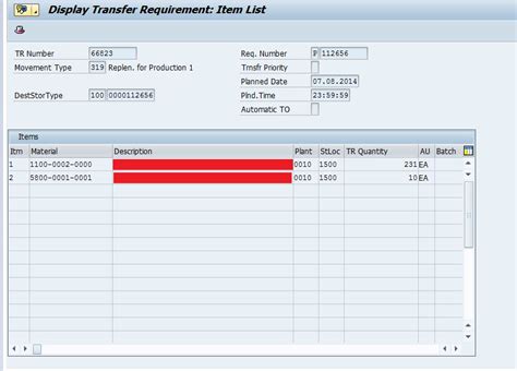 Solved Create Transfer Order From TR Consignment Stock SAP Community