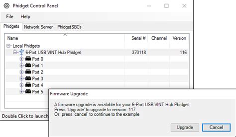 Phidget Control Panel Phidgets Support