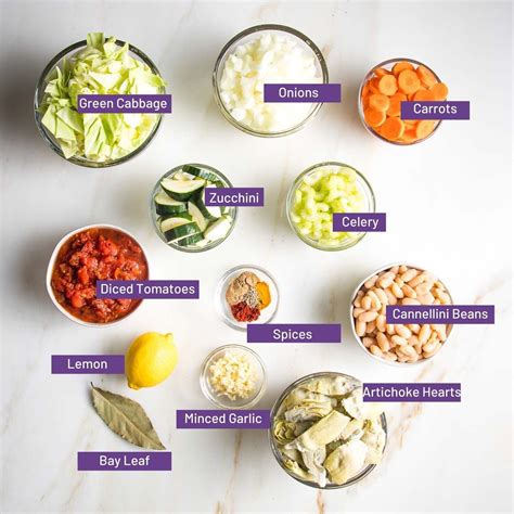 Homemade Vegetable Soup Ingredients Debra Klein Easy Plant Based