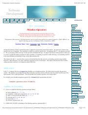 Encapsulation Member Operators Pdf Encapsulation Member Operators Course Hero