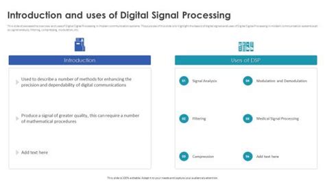 Digital Signal Processing Fundamentals Powerpoint Presentation And Slides Slideteam