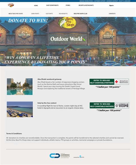 Bass Pro Shops Contest Commerce Dynamics