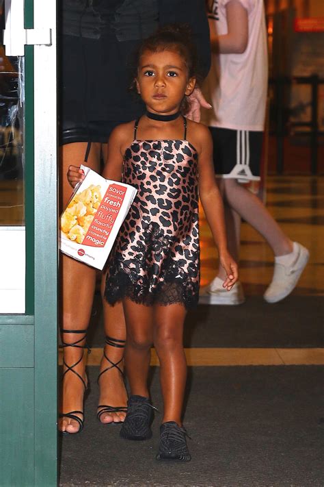 Photo Kim Kardashian son mari Kanye West et leur fille North à la