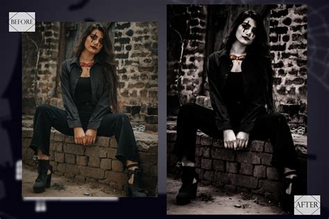 12 Hot Halloween Lightroom Presets Sexy Moody Preset Erotic FilterGrade