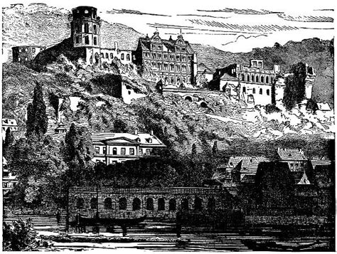 60 Kastil Heidelberg Ilustrasi Grafik Vektor And Clip Art Bebas