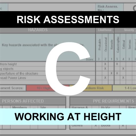 Risk Assessment C11 WORKING AT HEIGHT