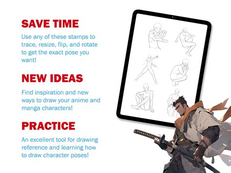 85 Procreate Anime Male Poses Manga Procreate Brushes Character Drawing