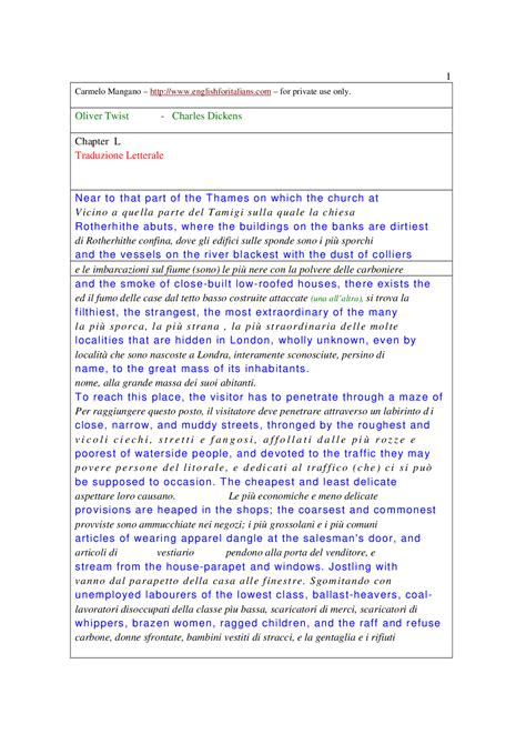 Oliver Twist Summary Schemi E Mappe Concettuali Di Inglese Docsity