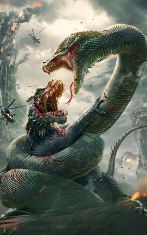 Dinosaur Vs Python Without Text By Dracoawesomeness On Deviantart