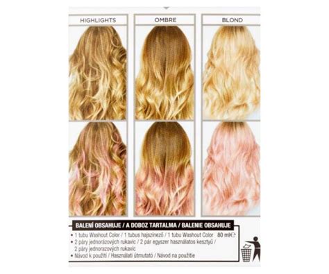 Vymývající se barva Loréal Colorista Washout Pink Hair růžová L