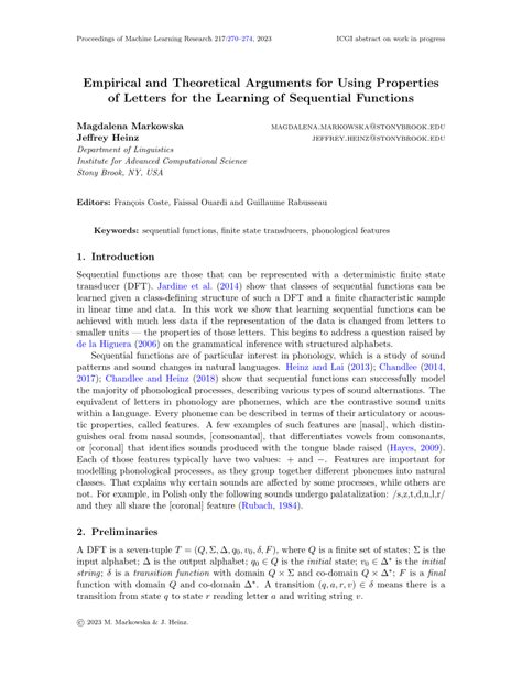 Pdf Empirical And Theoretical Arguments For Using Properties Of