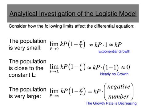 Ppt Section 6 3 The Logistic Equation Powerpoint Presentation Free