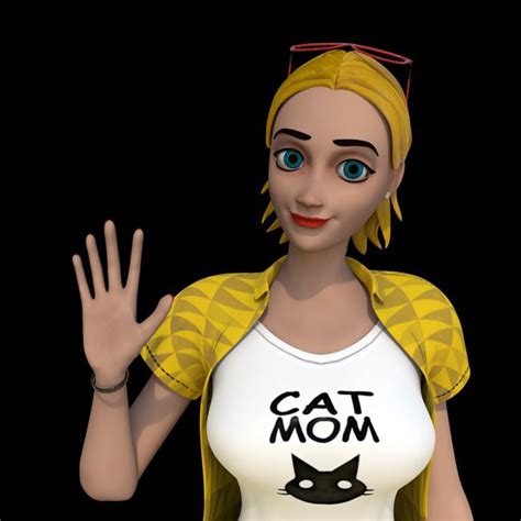 Girl Iris 3d Model 6 Ma Obj Fbx Unknown Free3d