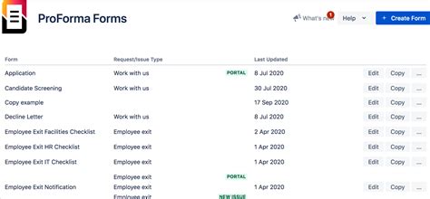 Creating Editing Copying And Deleting Form Templates Atlassian Support Atlassian