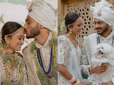 Congratulations Twitter Erupts As Axar Patel Ties Knot With Meha