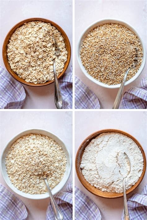 Types Of Oats Difference Between Steel Cut Rolled Instant Two Spoons