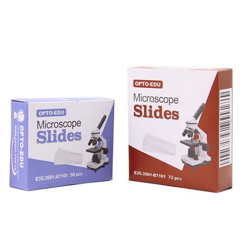 Borosilicate Glass Microscope Slides Opto Edu Edges Thin Sail Positive
