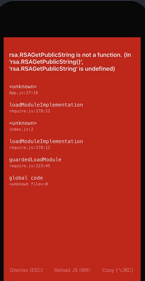 Rsa Setprivatestring Is Not A Funtion Issue Z Hao Wang React Native Rsa Github