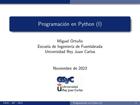 Programación En Python I Introducción Y Fundamentos