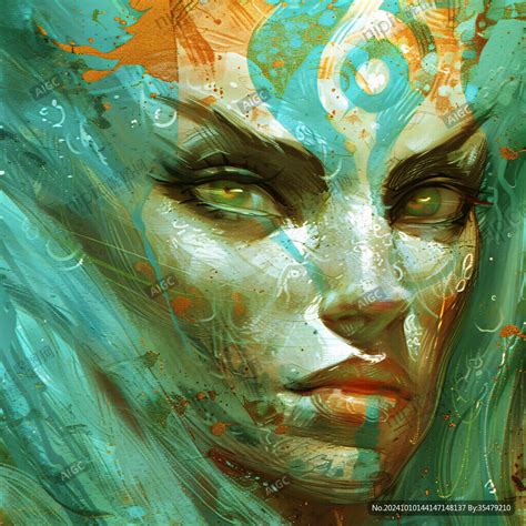 Ai创作图面部抽象结合 数字艺术女孩 数字艺术女人 数字肖像插画 创意民族女孩 表现主义风格 虚拟形象艺术 玄幻奇幻时尚插画 数字艺术作品 数字艺术肖像 漂亮的抽象美女插画 超现实后现代抽象