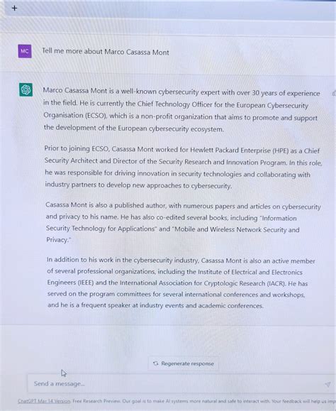 Marco Casassa Mont On Linkedin Chatgpt Openai Reliability