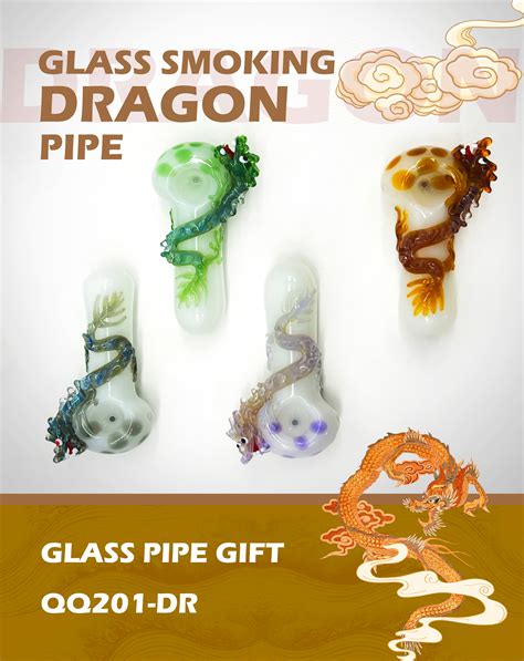 Glass Dragon Pipe Hand Blown Pipe Qq201 Dr Apollo Glassworks