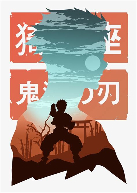 Akaza Kimetsu No Yaiba Posters And Prints By Facet Bengkok Printler