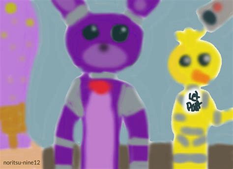 Chica Y Bonnie Aburridos By Noritsu Nine12 On Deviantart