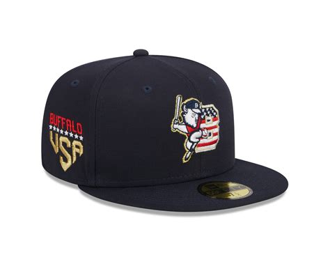 Buffalo Bisons Stars And Stripes 2023 5950 Cap Buffalo Bisons Official