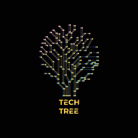 Tech Tree Design 26111745 Vector Art At Vecteezy