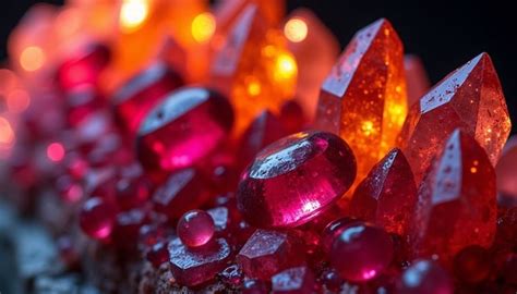 Free Radiant Ruby Facets Image Ruby Crystal Macro Download At