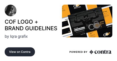 Cof Logo Brand Guidelines By Iqra Grafix