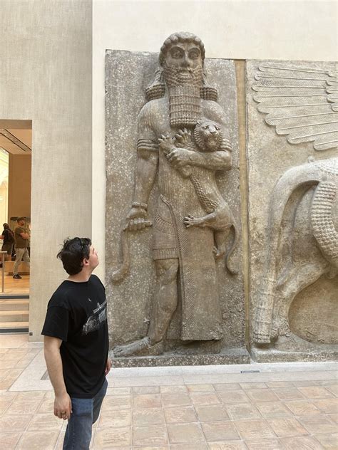 I Met Gilgabro Yesterday Louvre Museum Paris R Civ