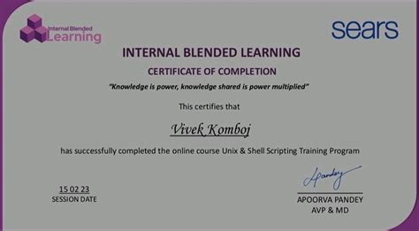 Vivek Kamboj On Linkedin Unix Shellscripting