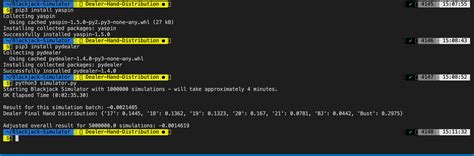 Github Math Project Blackjack Simulator