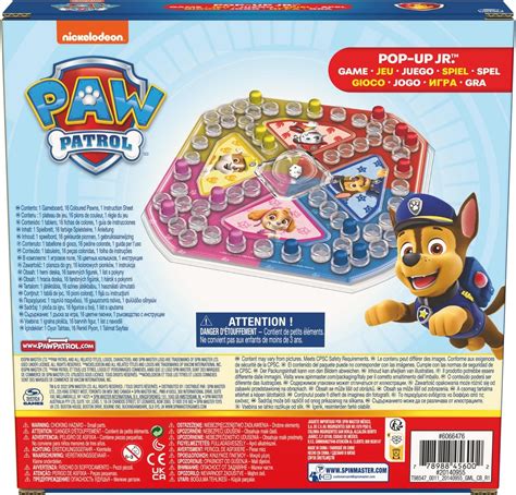 Paw Patrol Pop Up Spel Bordspel Paw Patrol Speelgoed