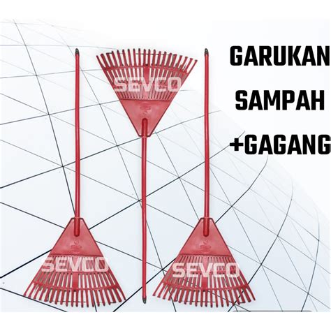 Jual Garuk Sampah Plastik Sapu Cakar Sapu Daun Sapu Taman