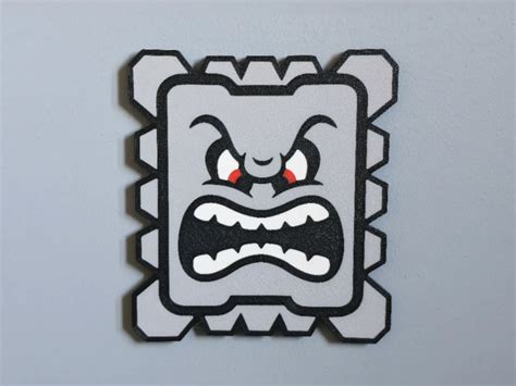 Thwomp Mario Modèle Dimpression 3d Gratuit Makerworld