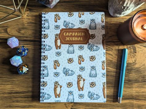 Owlbear Deluxe Dnd Campaign Journal Crit Happens Dice