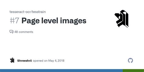 Page Level Images · Issue 7 · Tesseract Ocr Tesstrain · Github