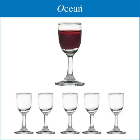 Ocean Glassware Classic Liquer Wine Champagne Drinking Glass 30ml Set