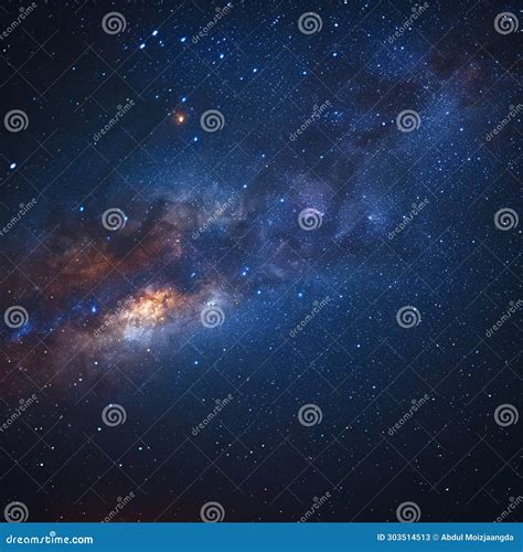 Stellar Panorama Milky Way Galaxy Dazzles With Stars And Space Stock Photography Cartoondealer