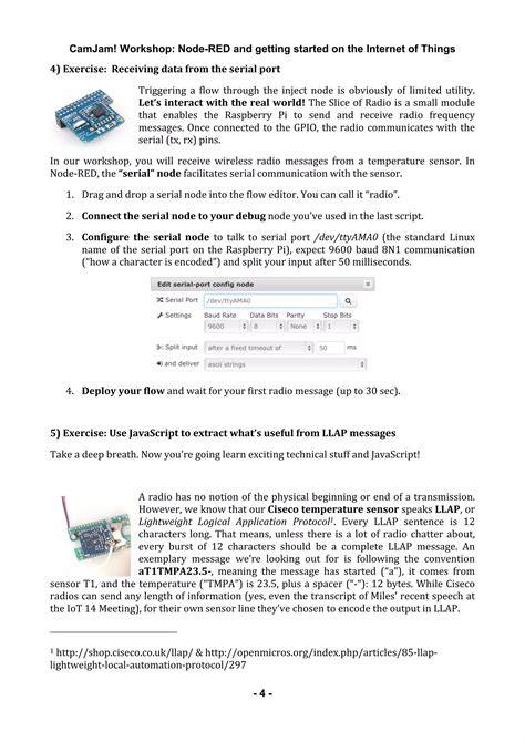 Node Red And Getting Started On The Internet Of Things Pdf