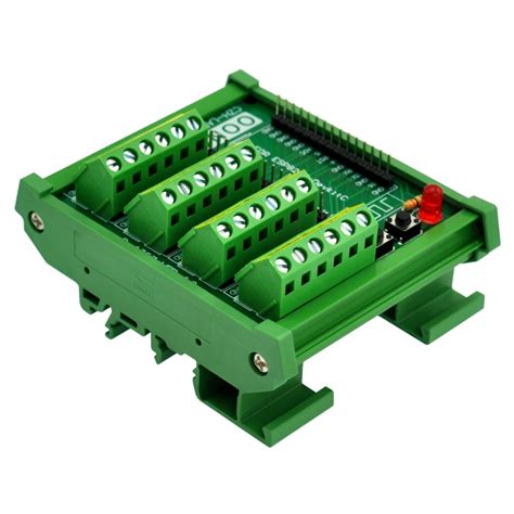 Din Rail Mount Screw Terminal Block Breakout Module Board For Esp8266
