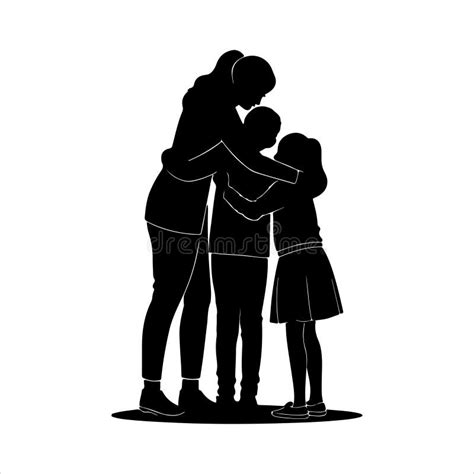 Group Hug Silhouette Stock Illustrations 1 430 Group Hug Silhouette Stock Illustrations