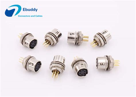 6pin Circular Connectors Ccd Camera Power Supply Pcb Socket Hr10a 7r 6sb