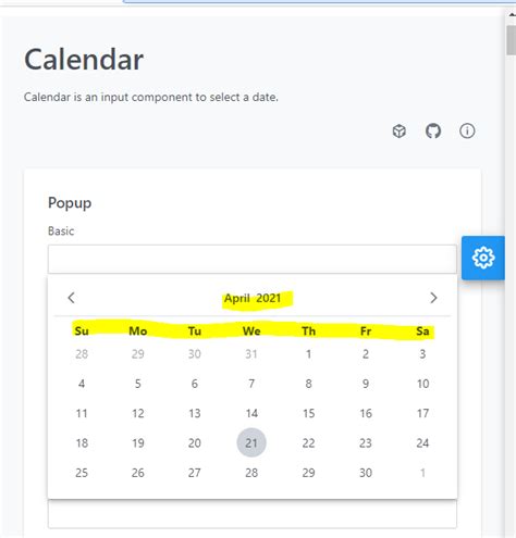 Modify Calendar Datepicker Title Issue Primefaces Primevue