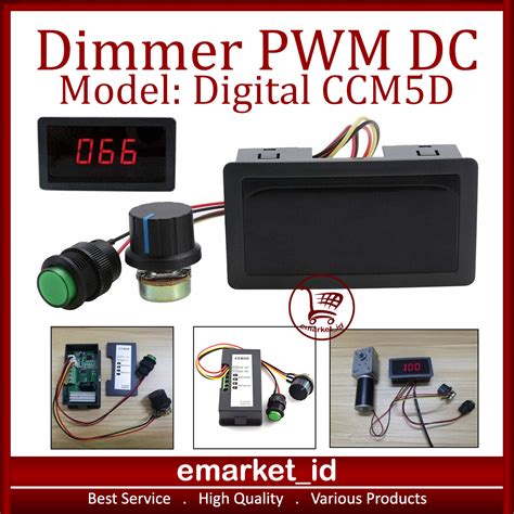 Digital Dimmer Pwm Dc Ccm5d Motor Speed Controller Led 6v 12v 24v Big
