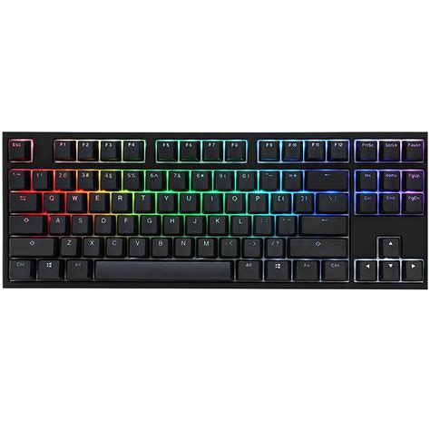 Ducky One Pudding Rgb Black Tkl Mech Keyboard Cherry Black